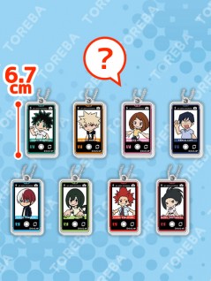 ぷらぷらアクリルキーホルダー 僕のヒーローアカデミアVol．1※全8種のうち1個ランダム配送 | オンラインクレーンゲーム トレバ2D